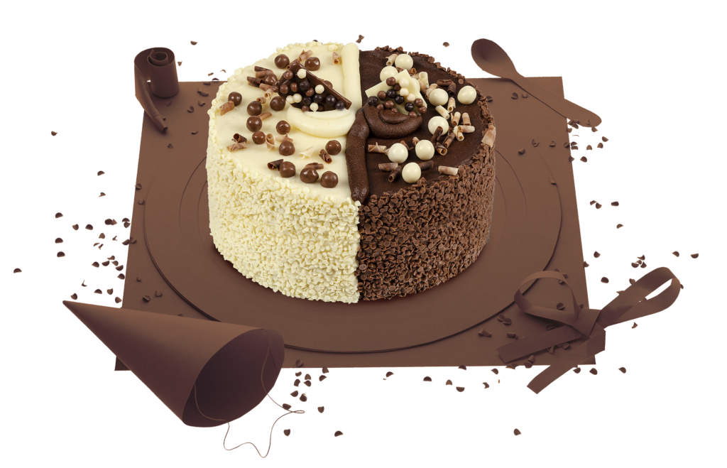 Gâteau Moitié-Moitié de fêtes d'anniversaire - SUPER GATEAUX